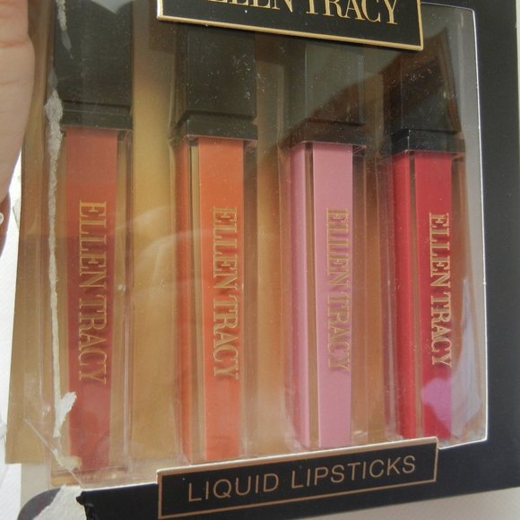 Ellen Tracy | Makeup | Liquid Lipsticks 4 New In Box Ellen Tracy Makeup ...